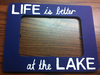 Life's Better at the Lake: Picture Frames