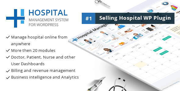FREE THEMES: HOSPITAL MANAGEMENT SYSTEM V22.0 – HOSPITAL WORDPRESS PLUGIN
