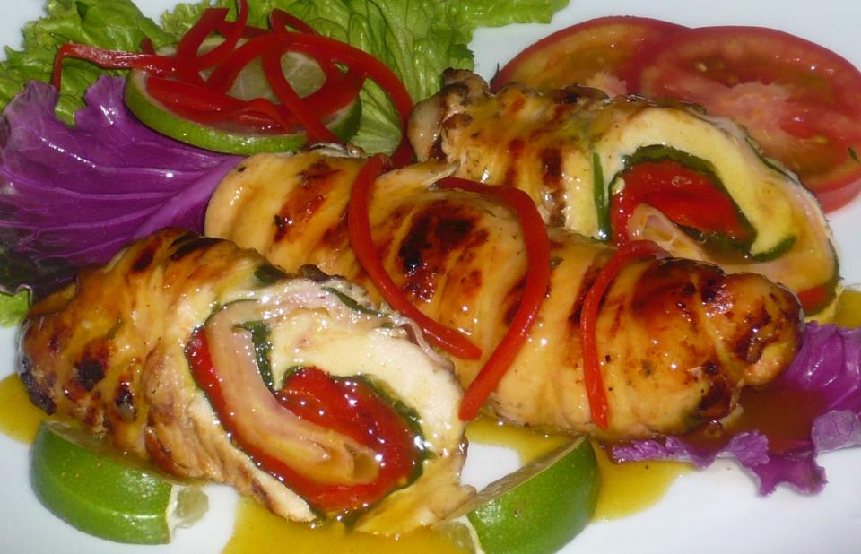 Cocina casera República Dominicana: Pechuga de pollo con jamón, queso y ...