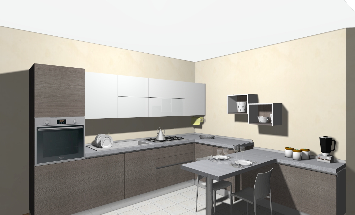 Veneta Cucine Milano | Lissone: Veneta Cucine modello OYSTER e TULIPANO