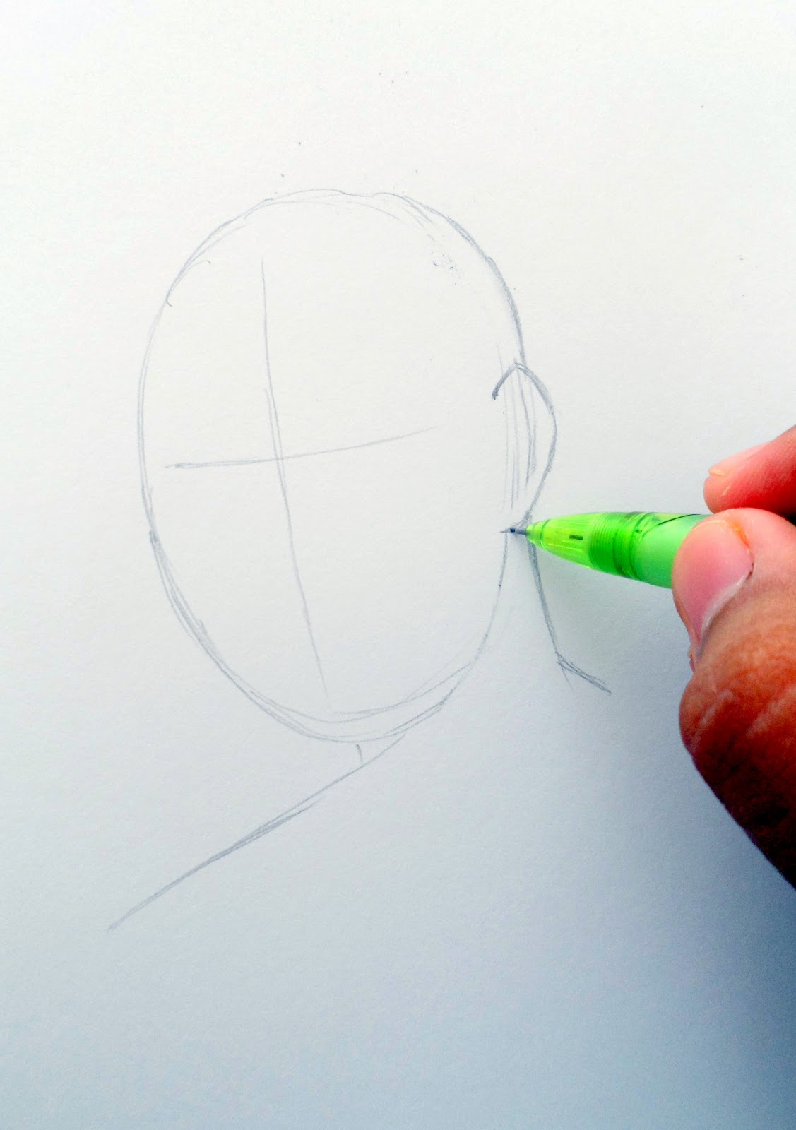 norizz-san's artwork: How to Draw an Anime Guy's face