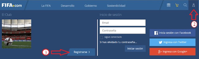 Cómo registrarte en el sitio web de la FIFA y cómo iniciar sesión ...