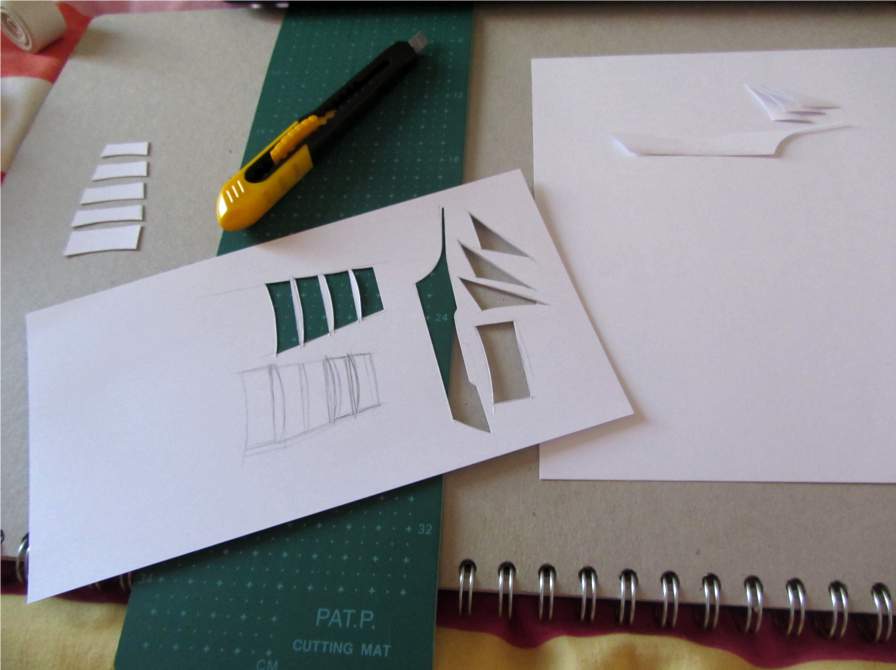 Clare Willcocks: Paper cutting experiments - Wicked Wednesday ATC ...