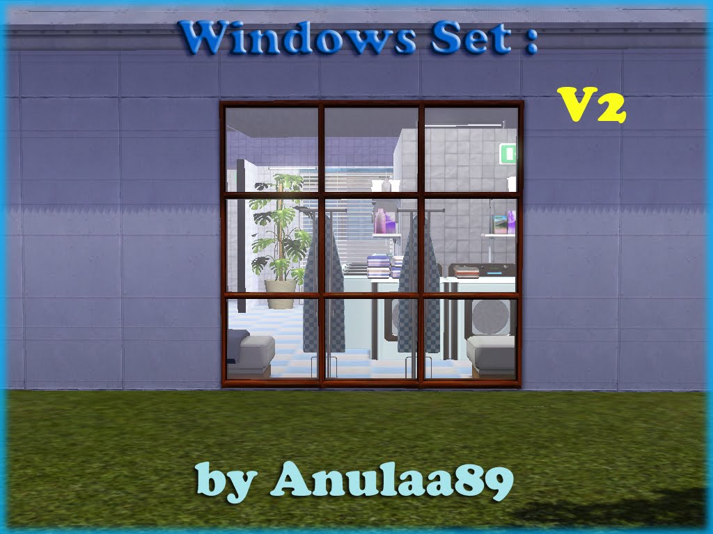 Windows Set I ~ Anulaa89 Creations - Stuff for The Sims 3 & The Sims 4