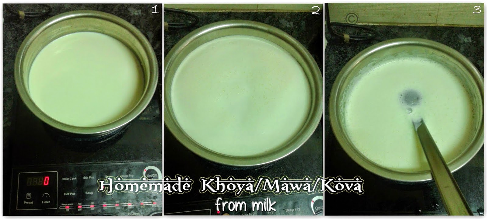 VIRUNTHU UNNA VAANGA: HOMEMADE KOVA I HOW TO MAKE KHOYA FROM MILK I HOW ...