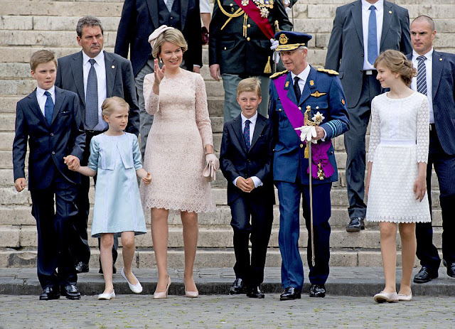 Royal Family Around the World: Queen Mathilde and King Philippe are ...