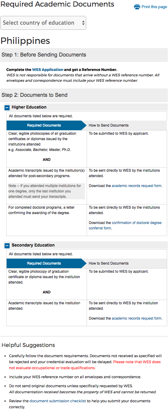 Maple Leaf Chronicle: Our Journey to Canada: WES Educational Credential ...