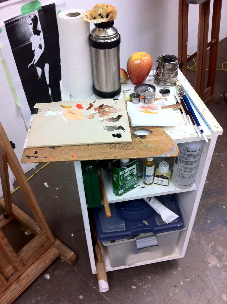 THE OPPOSITE MACHINE: Painting portraits in oils workshop - Day 2