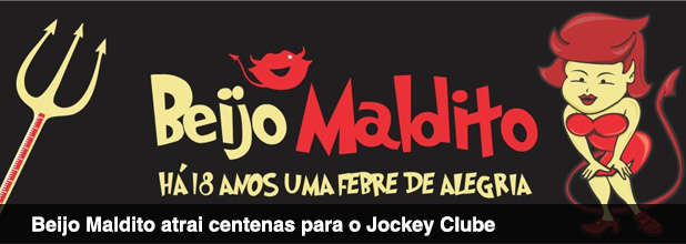 Hiper Social: Beijo Maldito atrai centenas para o Jockey Clube
