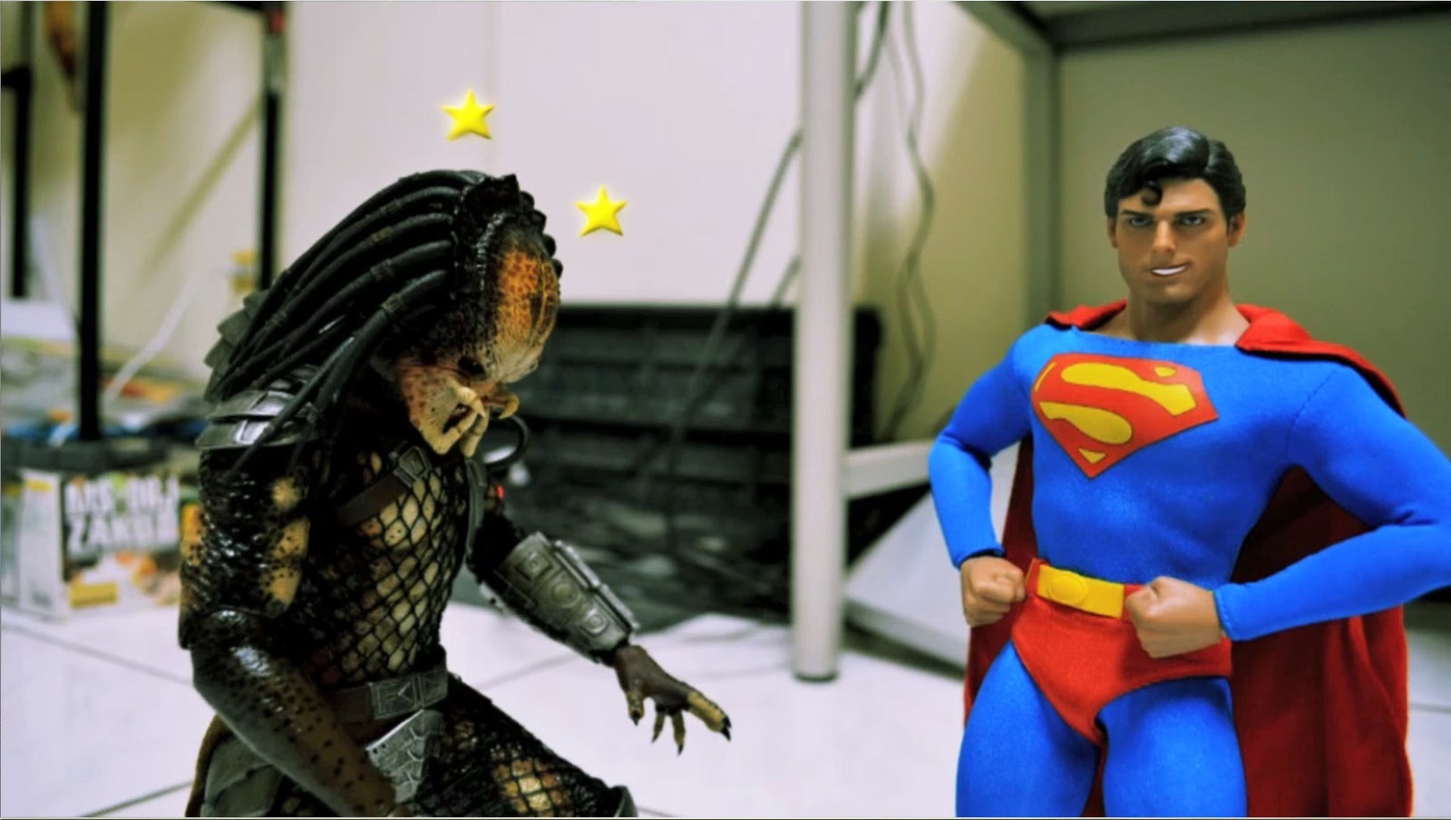 Stop Motion and Movies: Superman VS Predator stop motion
