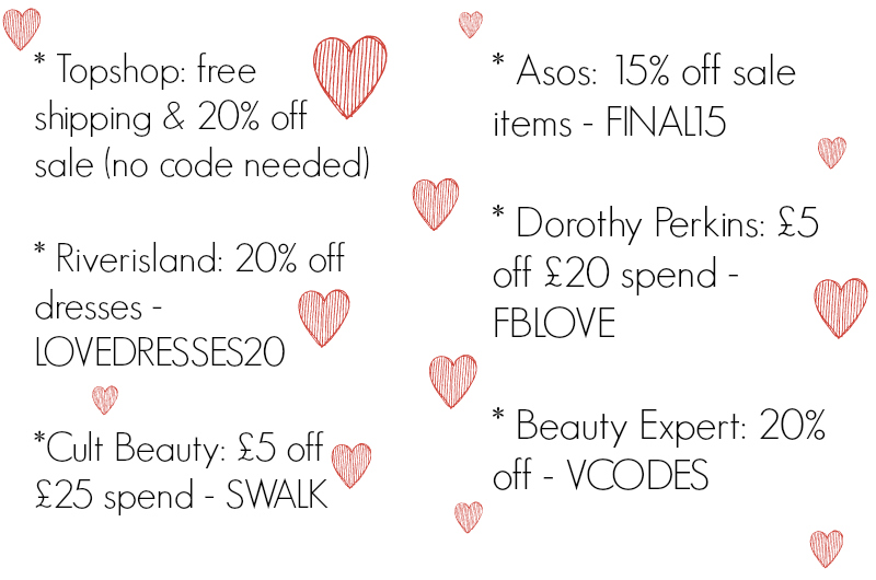 Valentines Day Codes and Offers! • Of Beauty And Nothingness By Heather ...