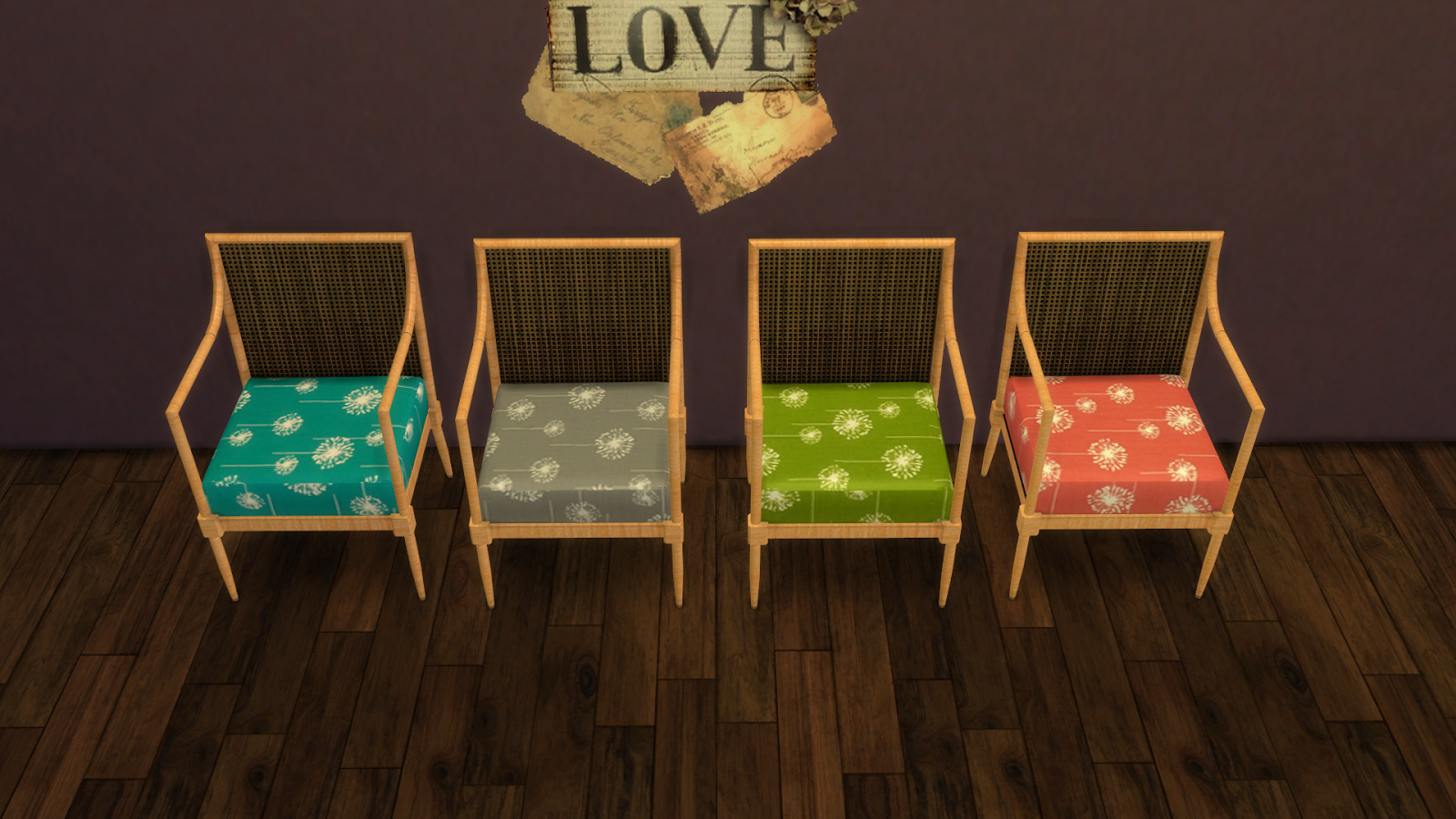 SIMS 4 CC: CANE CHAIRS