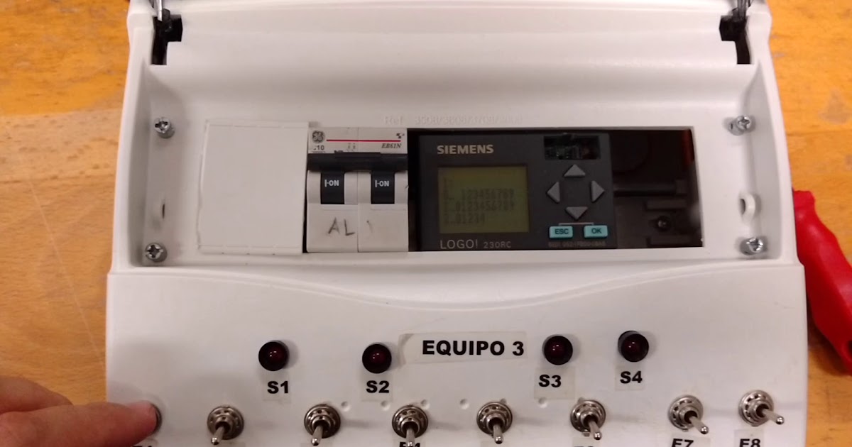 fp Kanarias: Autómatas programables PLC: Logo de Siemens, primeros pasos