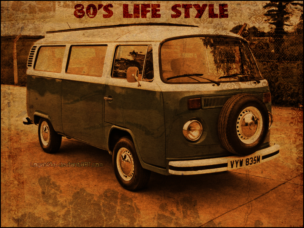 VW Retro Car Wallpaper | Themed Wallpaper Past