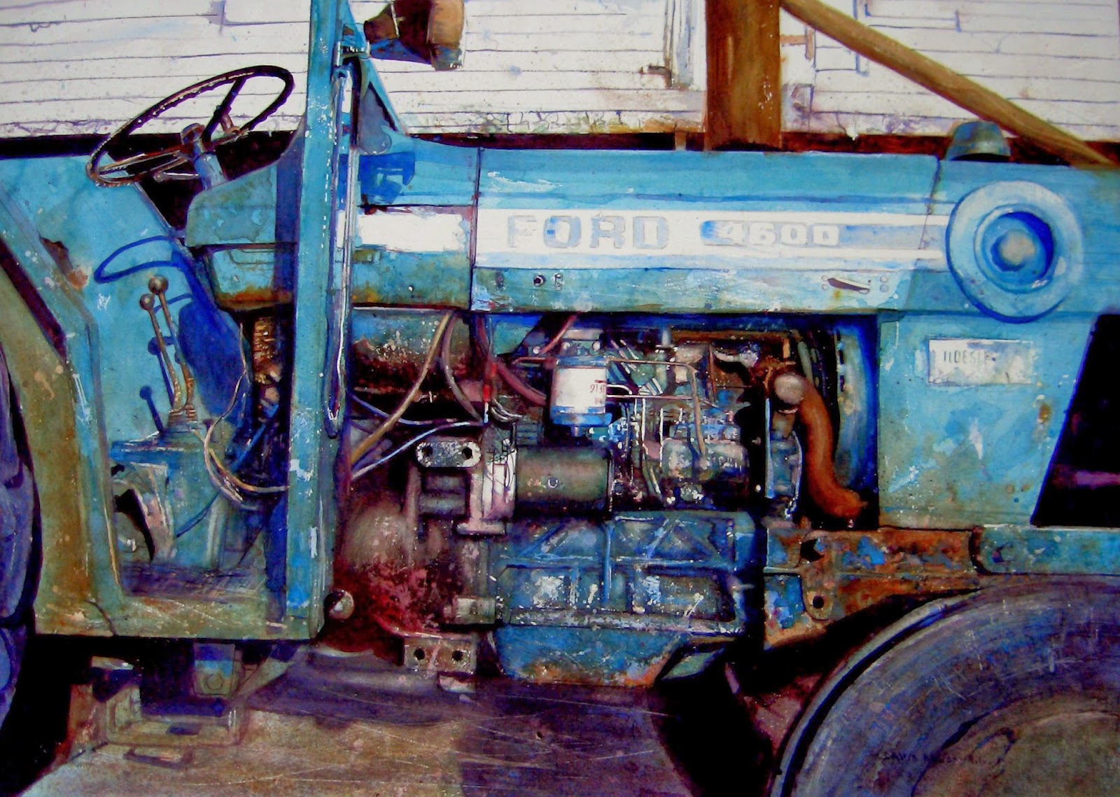 Watercolor International II: DAVID POXON R.I. , N.W.S.