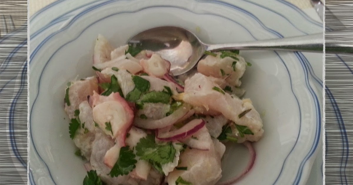 Ceviche de Pulpo y Lenguado