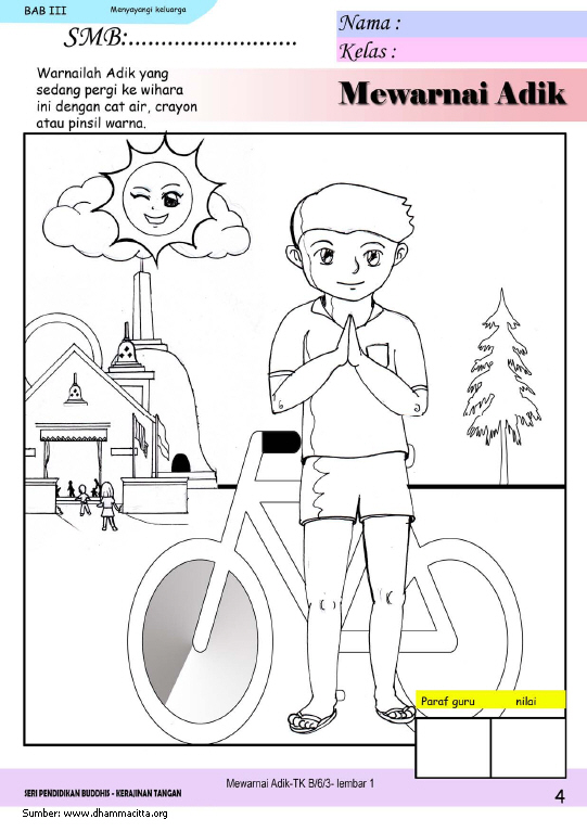 sharing: Mewarnai Adik