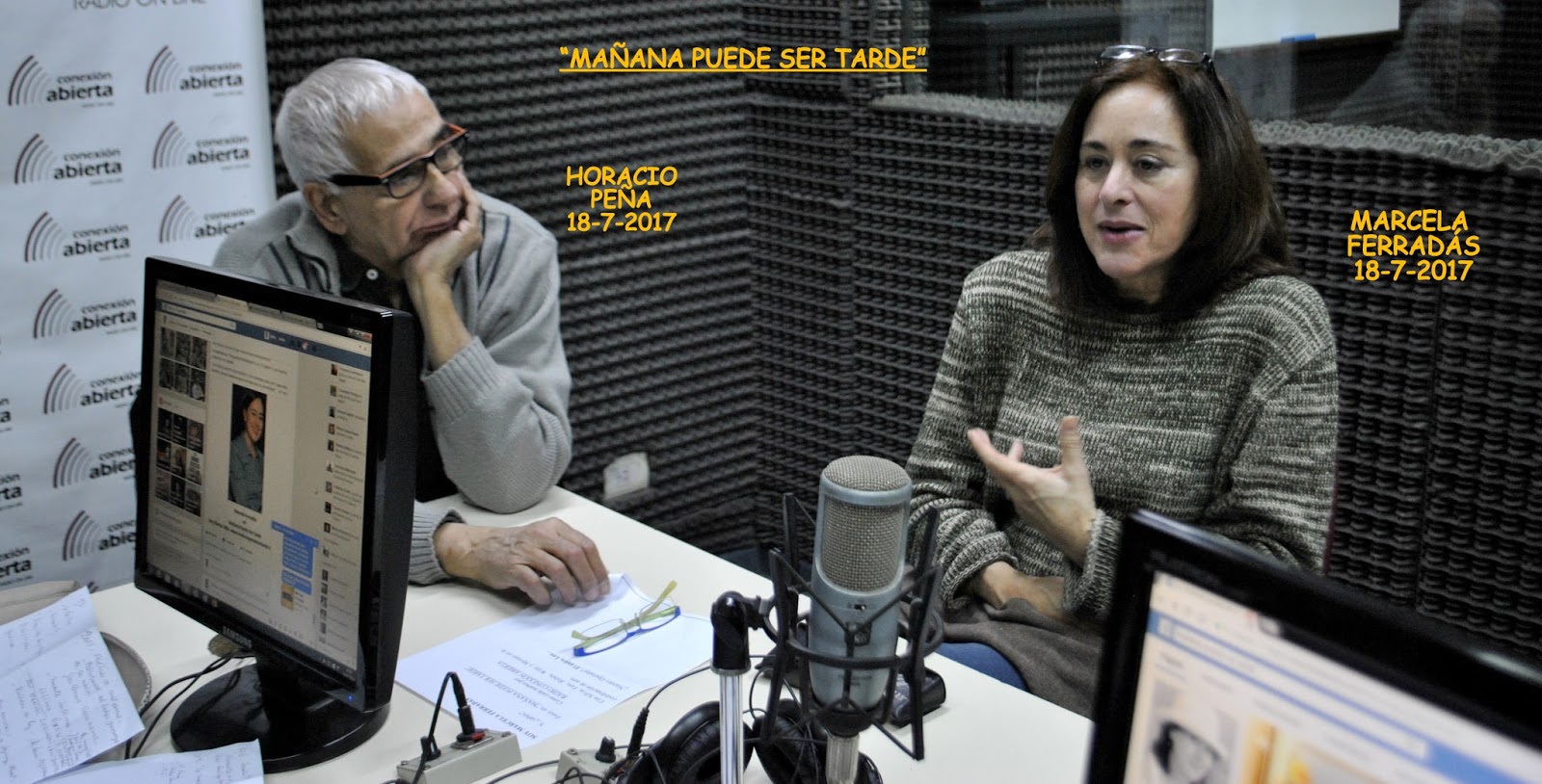 "Mañana puede ser tarde" (Programa de Radio): Prog. Nro.362 >>> Marcela ...