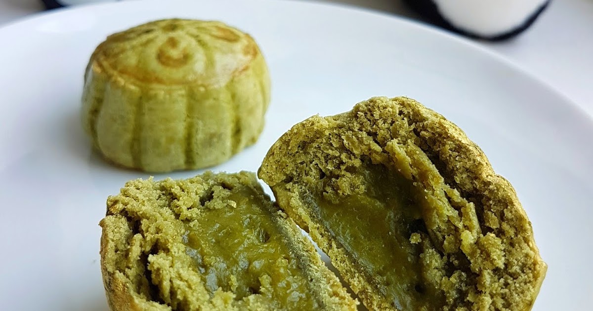 Shortbread Matcha Custard Mooncakes – Recipe