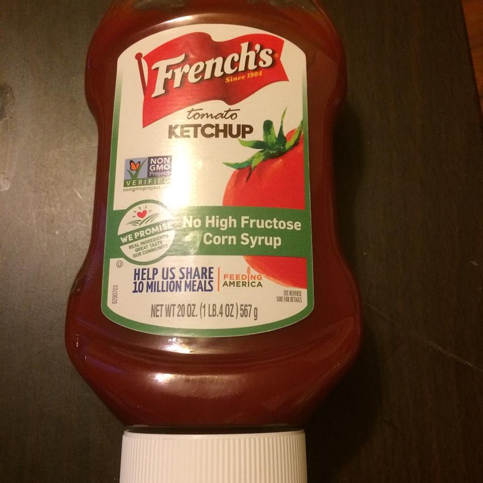 MarksvilleandMe: French's tomato ketchup with no high fructose corn syrup