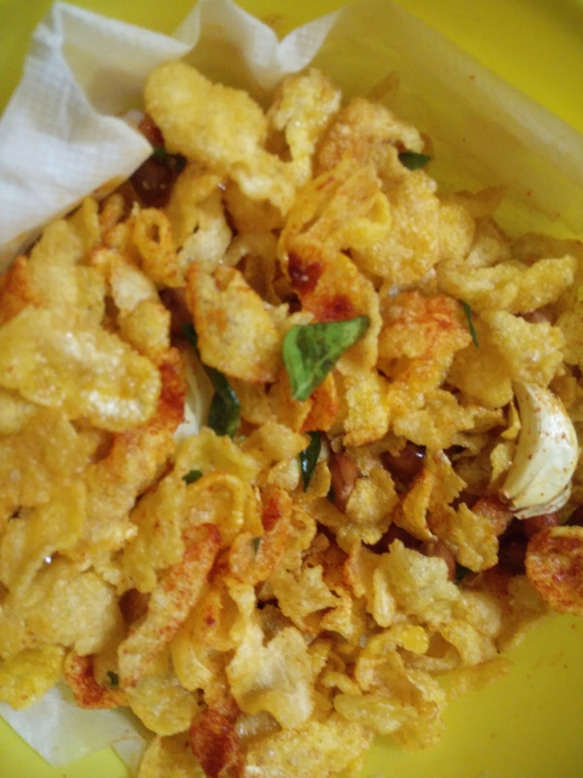 Corn Flakes Mixture - Delicious Andhra recipes