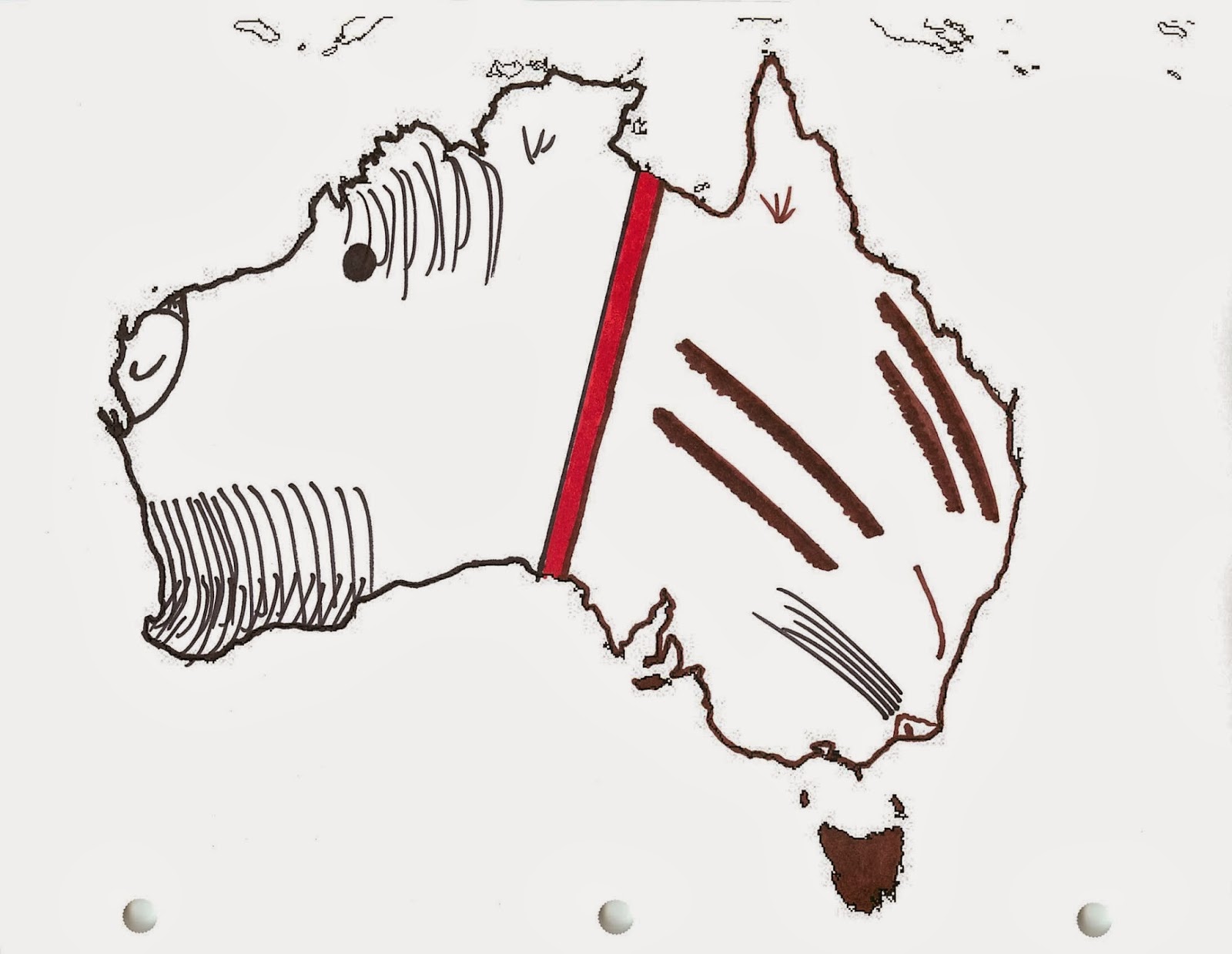 An Australian was asked to label the 50 states.. : funny