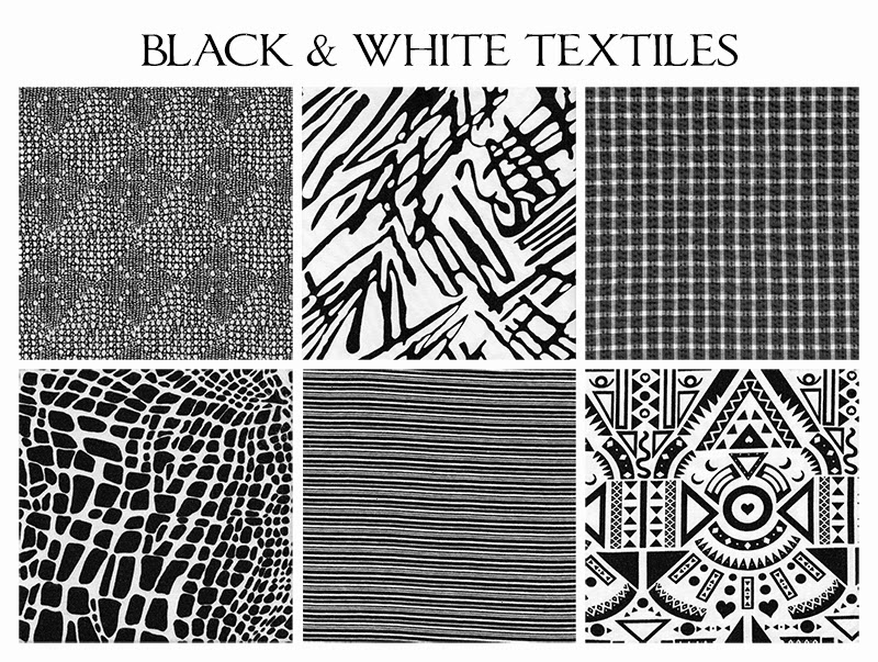 Meticulous Madness: Freebie Friday - Black & White Textile Textures