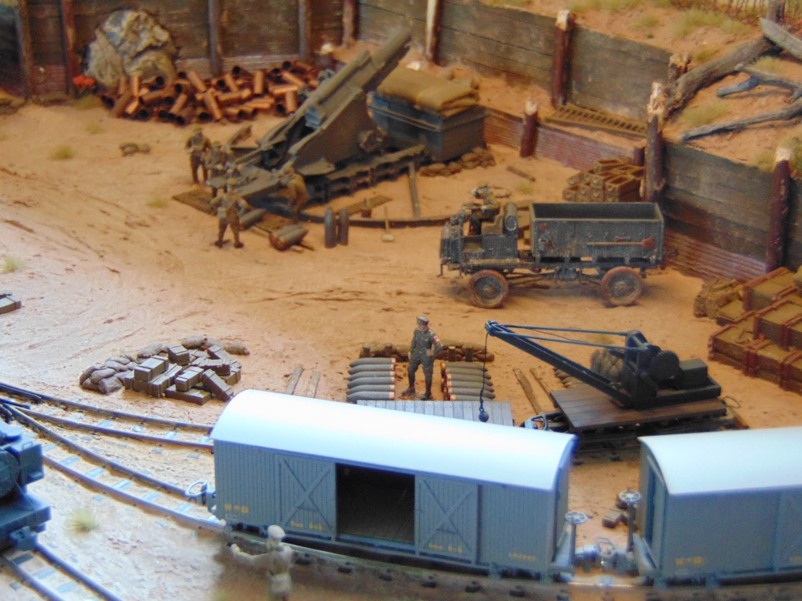 Dorset Railway Modelling: 009 WW1 Trench layout