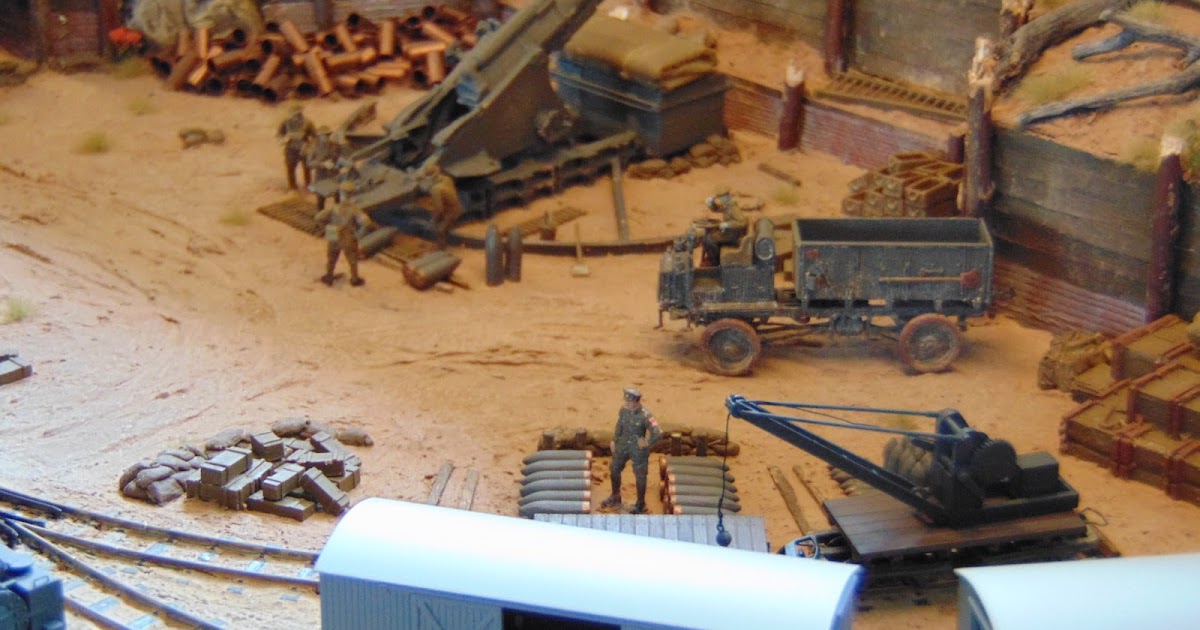 Dorset Railway Modelling: 009 WW1 Trench layout