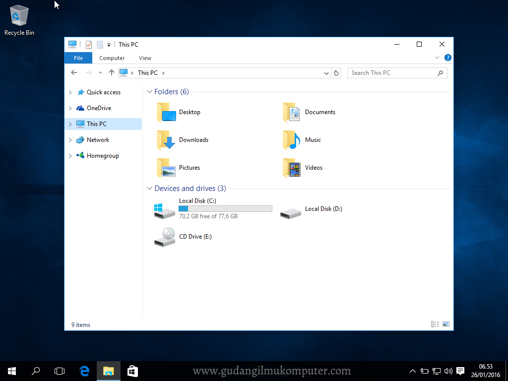 Cara Instal Windows 10 Menggunakan Flashdisk Lengkap Dengan Gambar ...