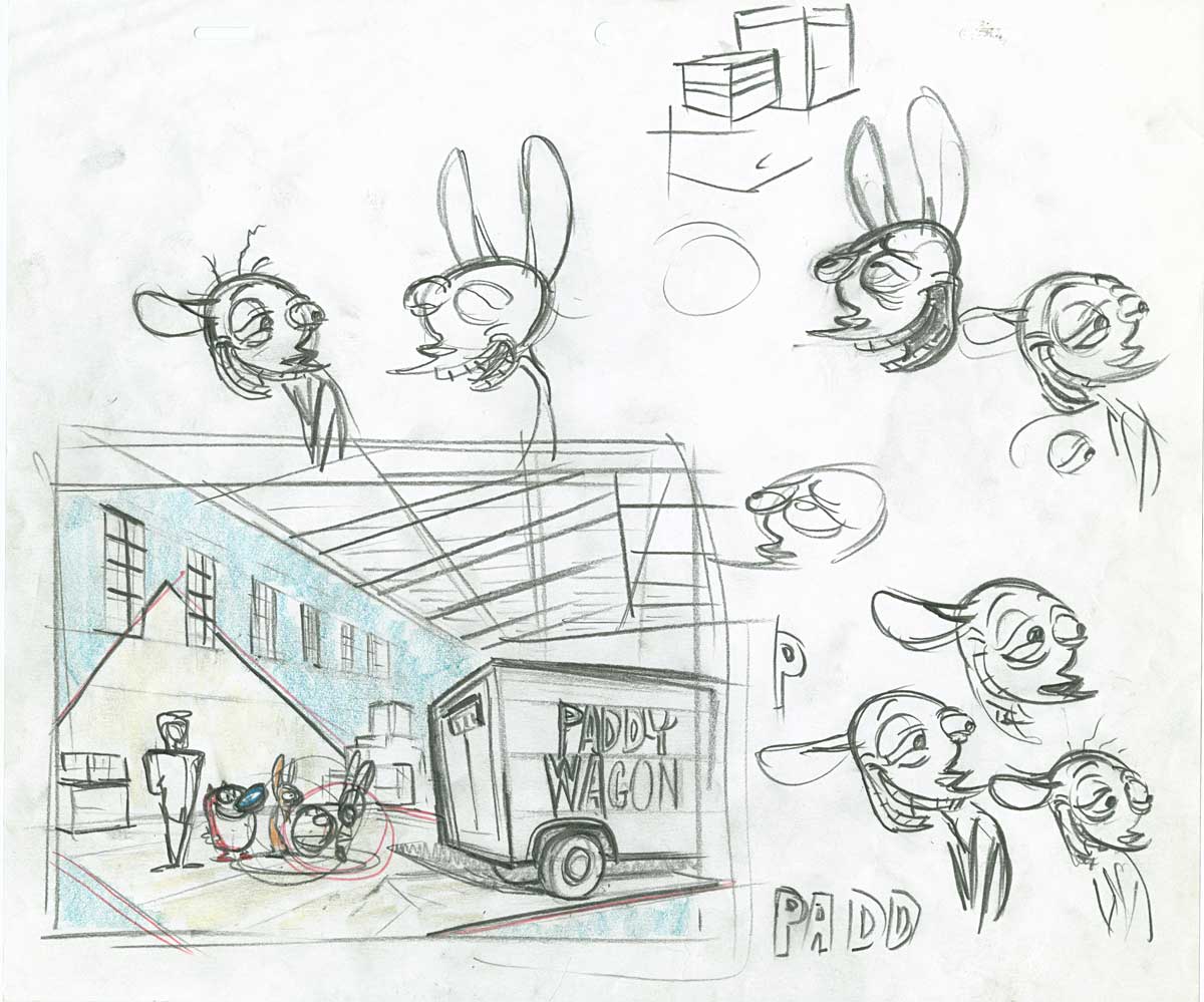 JIM SMITH CARTOONS: Ren & Stimpy Layouts