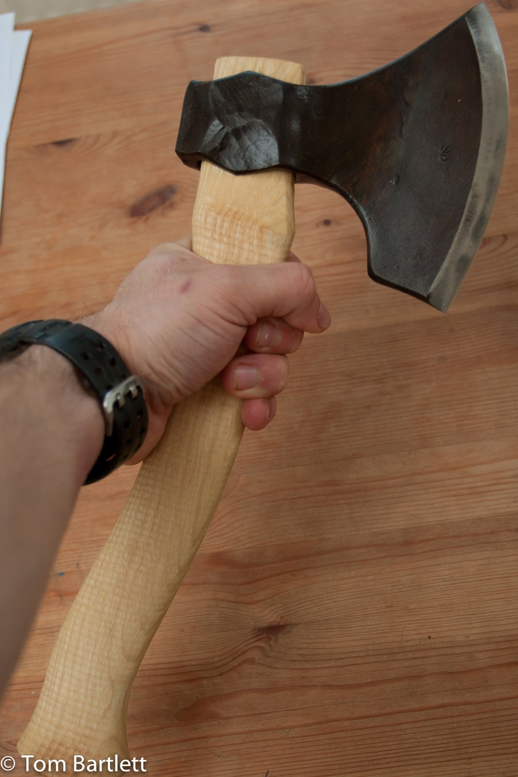 Carved Spoons: Tool-roll: Svante Djarv Small Viking Axe