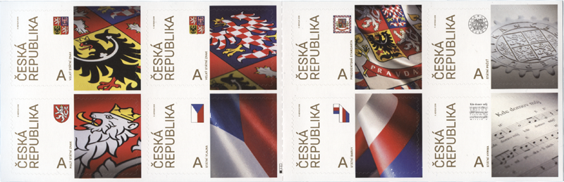 ANALOGICKÉ POHLEDNICE - CARTES MAXIMUM: Státní symboly České republiky