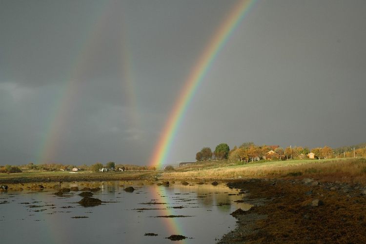 Beautiful Multiple Rainbow Photography