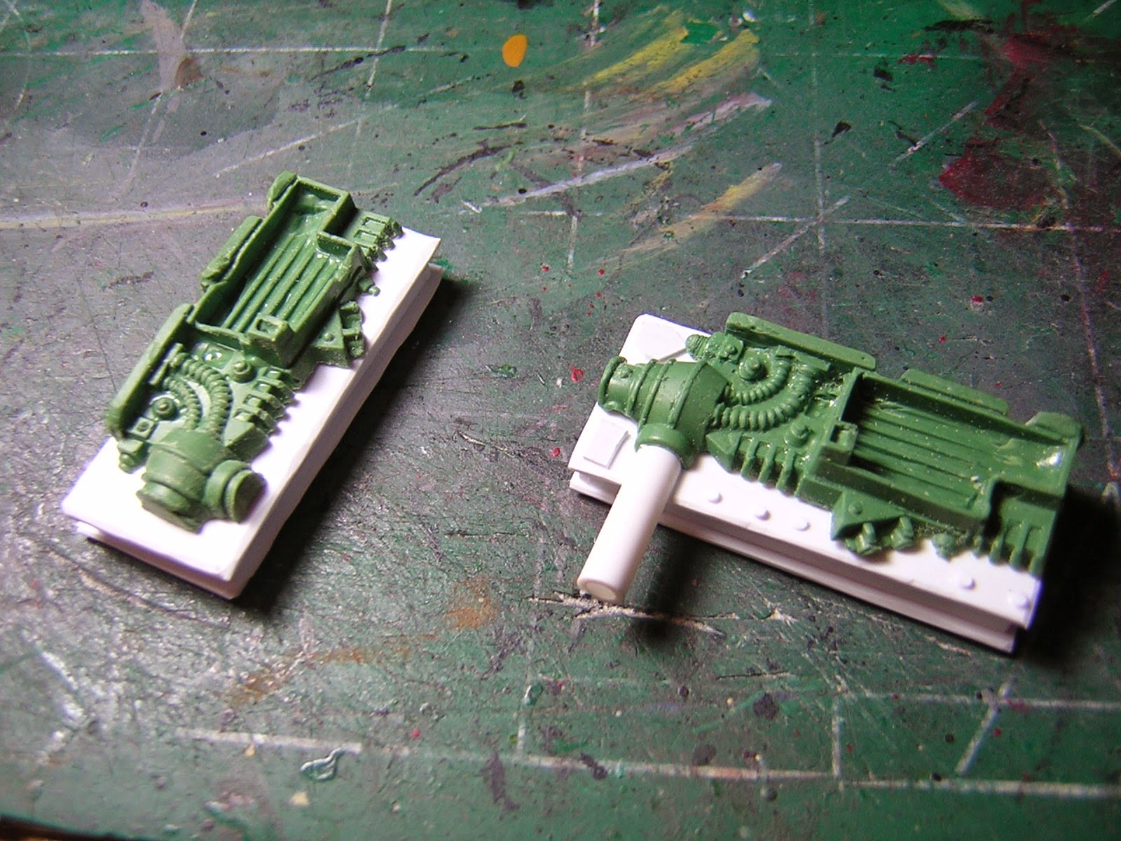 Warhammer 40k Orks (and more): More Mek Gun work in progress - tracktor ...