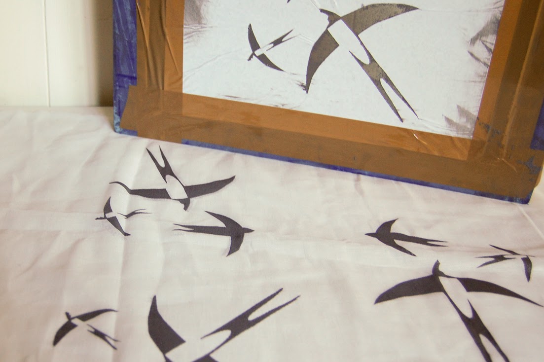 coo and co: A simple stencil screen-print DIY