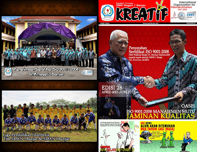 calon mahasiswa baru: Cover Majalah Sekolah