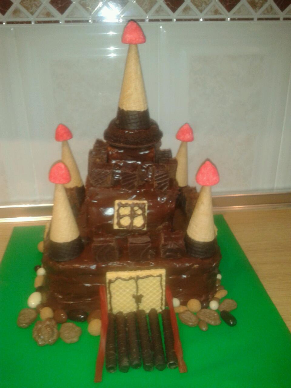 Recetario de Justa: Tarta castillo