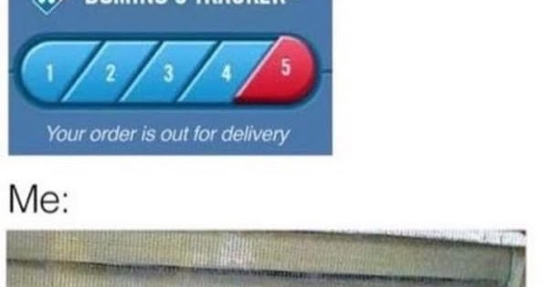 Dominos tracker your order is out for delivery me