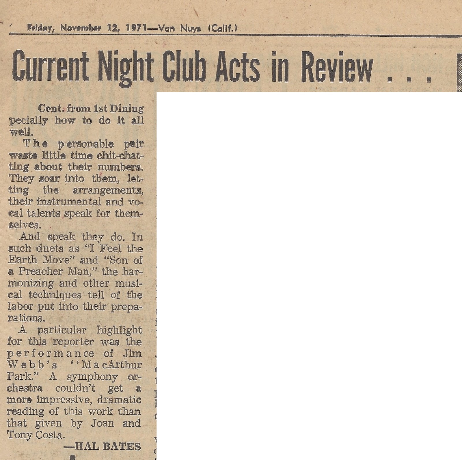 Hal Bates And Famous People