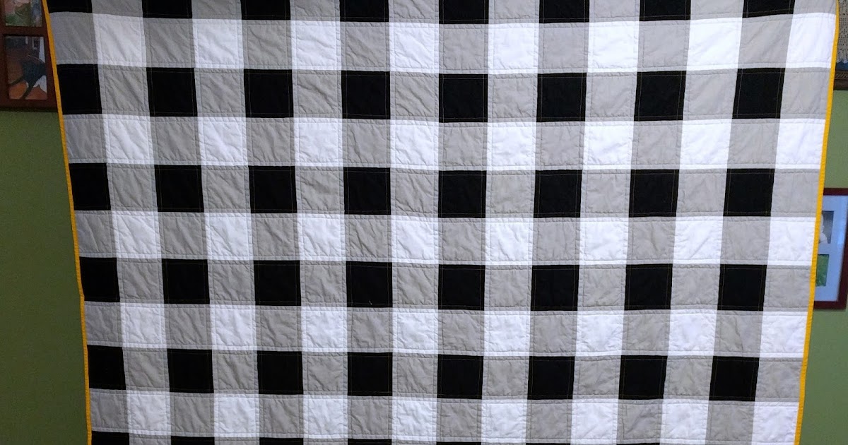 Buffalo Plaid Quilt : A Finished Quilt