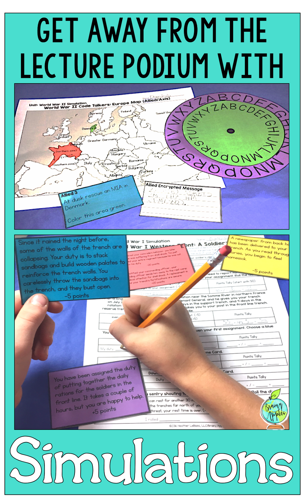 Social Studies Simulations - Brainy Apples