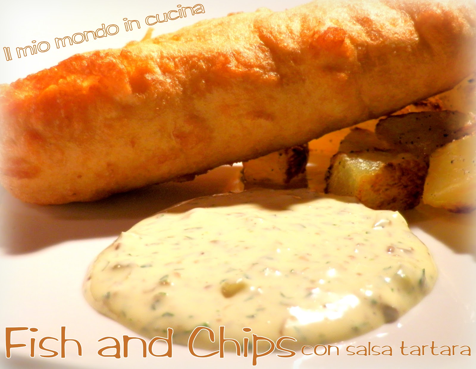 MERLUZZO FRITTO IN PASTELLA CON SALSA TARTARA da Il mio mondo in cucina ...