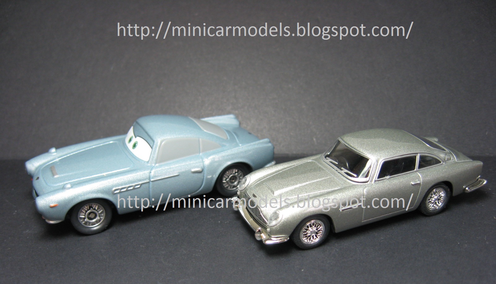 Mini Car Models: 1/64 - Cars 2 - Finn Mcmissile X Aston Martin DB5