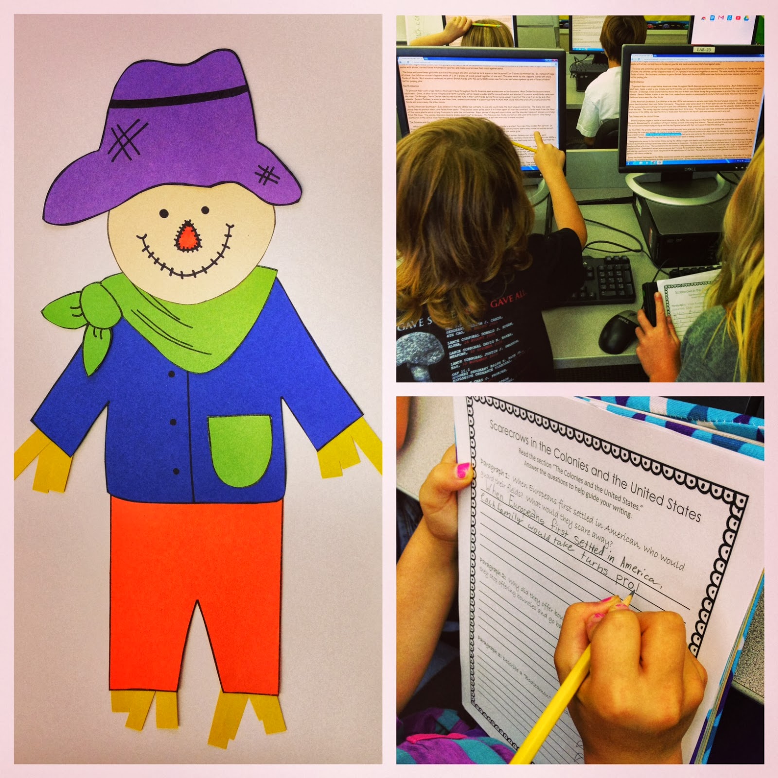 A Scarecrow Craft With a Little Research Project... - Apples & ABC's