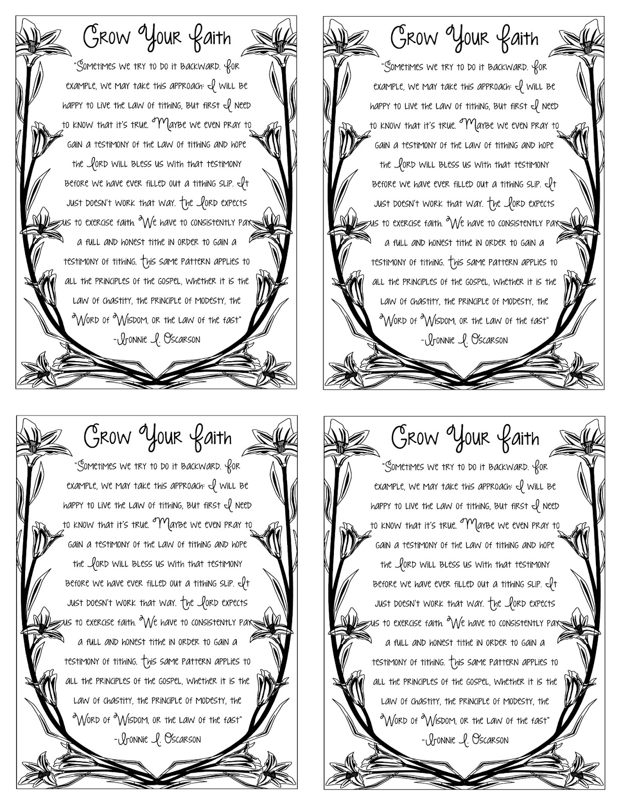 HollysHome - Church Fun: LDS Seminary Book of Mormon Lesson Handouts