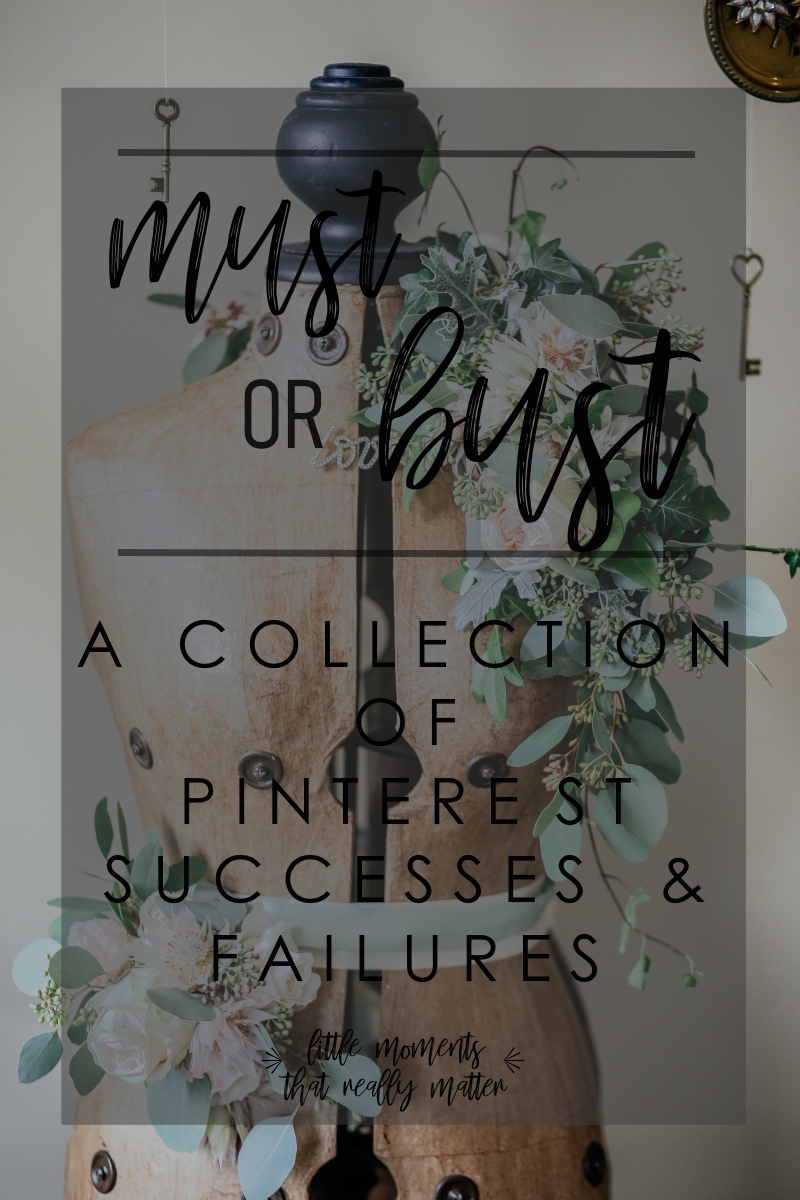 THE "MUST OR BUST" SERIES