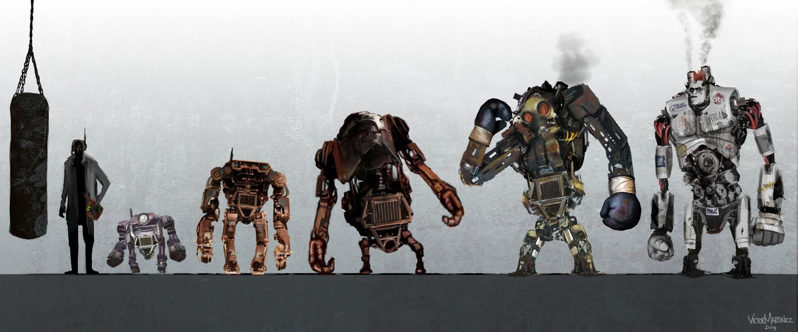 Fashion and Action: Real Steel Robot Concept Art and Special Effects ...