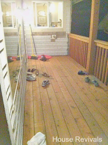 When I walked around the deck to go back inside, I got a little teary ...