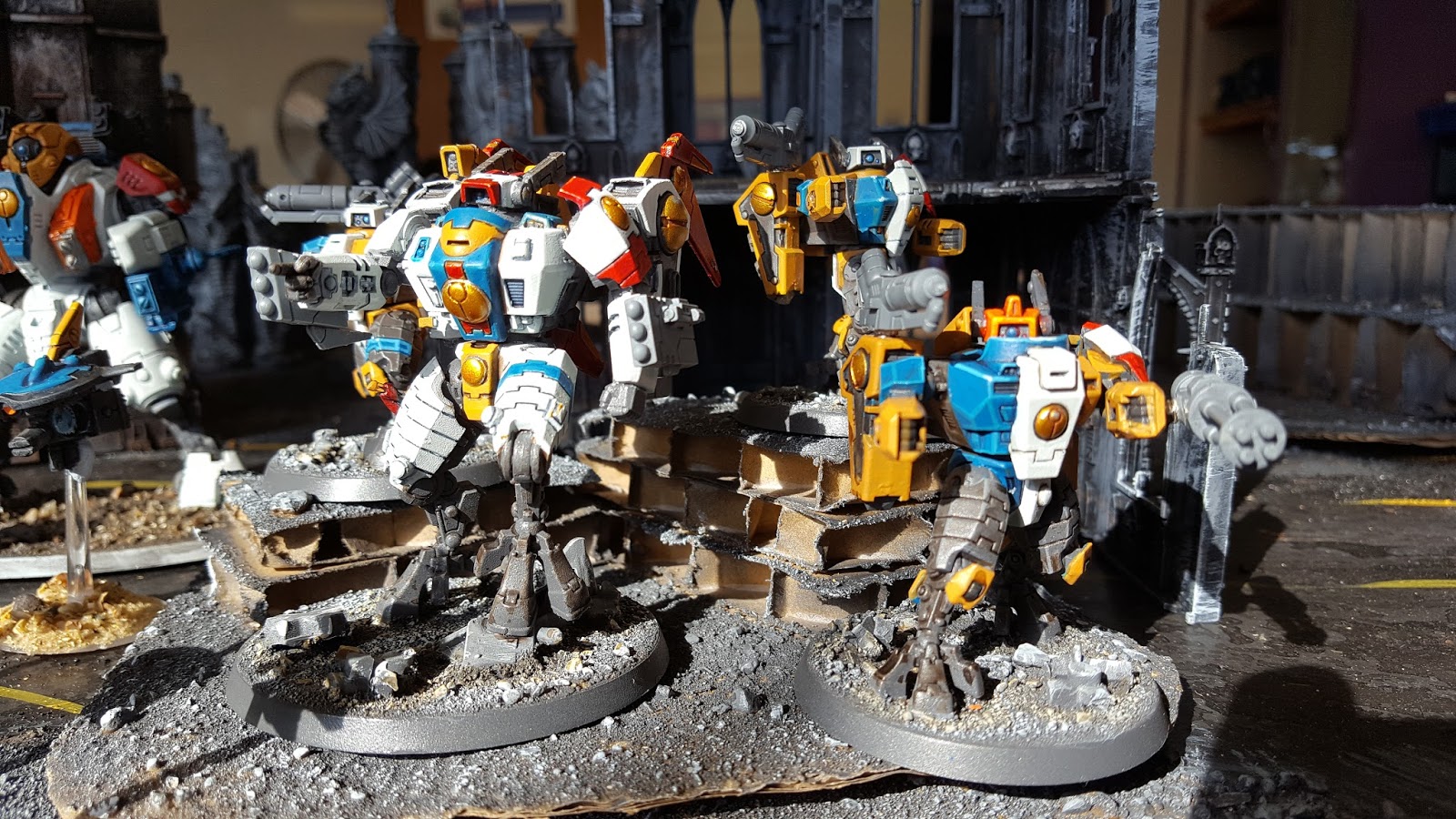 Farsight Enclave T'au 500 Point Battlesuit Army